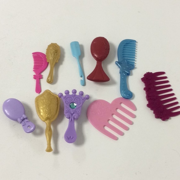 Mattel | Toys | Barbie Doll Set Of Doll Brushes | Poshmark